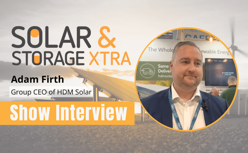 Interview with Adam Firth, Group CEO of HDM Solar