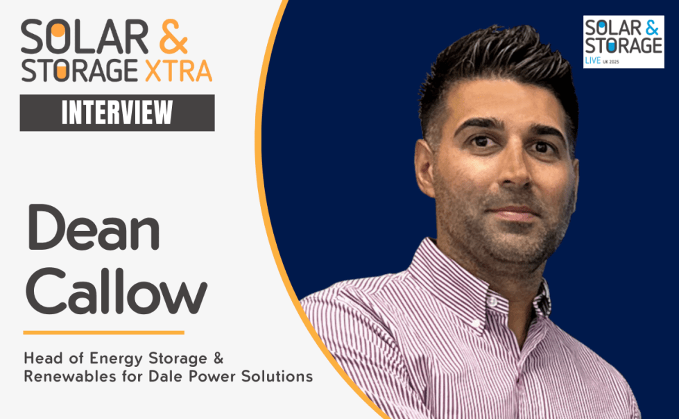 UK Solar Week: Interview with Dean Callow, Head of Energy Storage ...